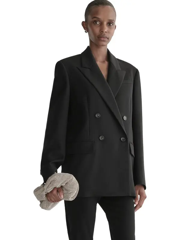 A.L.C. Calla Oversized Tailored Jacket - Black