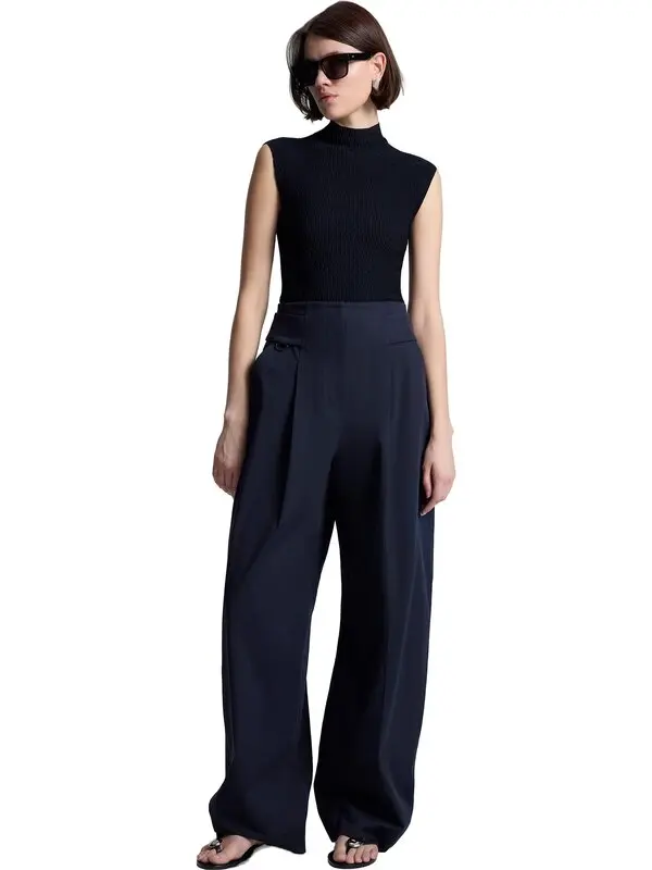 A.L.C. Elliot Cotton Pant - Evening Blue