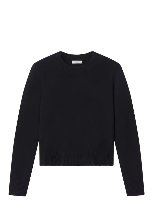 A.L.C. Ashtyn Cashmere Crewneck Sweater - Black