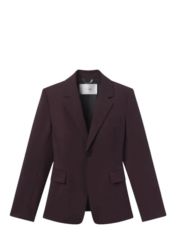 A.L.C. Elza Tailored Blazer - Deep Plum