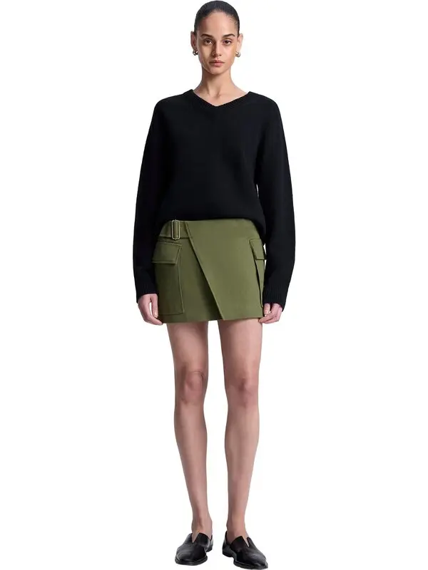 A.L.C. Conan Mini Skirt - Olive