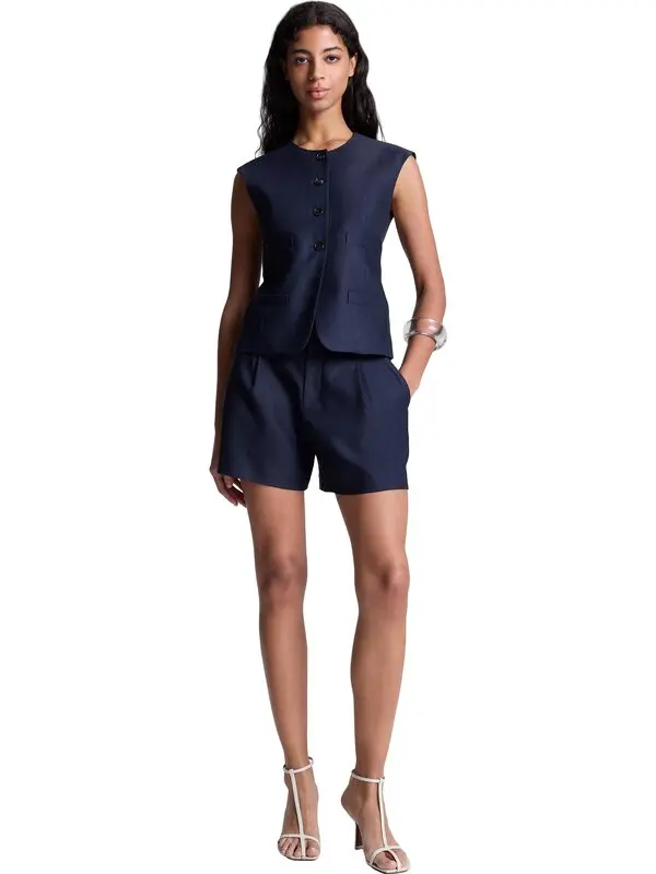 A.L.C. Charles Tailored Short - Evening Blue