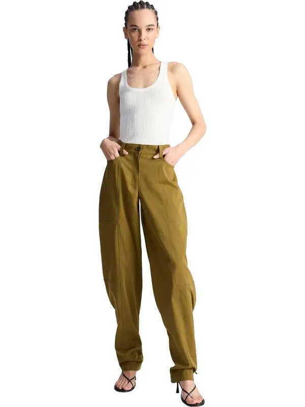 A.L.C. Boden Lace-up Pants - Hazel