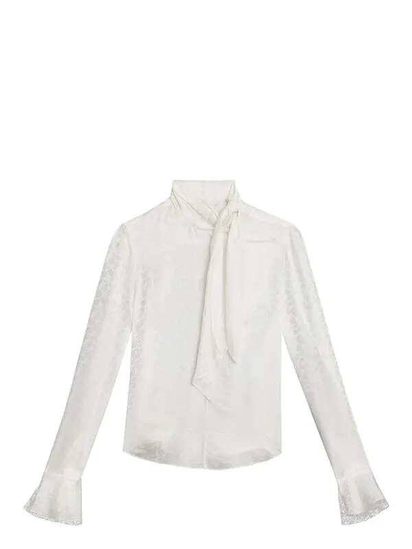 Isabel Marant Raphaella Jacquard Blouse - White