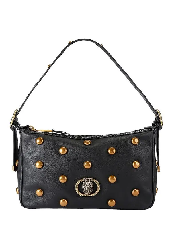 Kurt Geiger Chelsea Studded Shoulder Bag - Charcoal