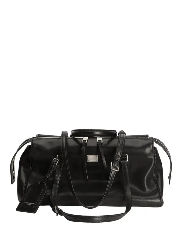 Dolce & Gabbana Vittoria Calfskin Bag - Black