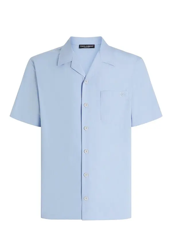 Dolce & Gabbana Hawaii Cotton Shirt - Azure