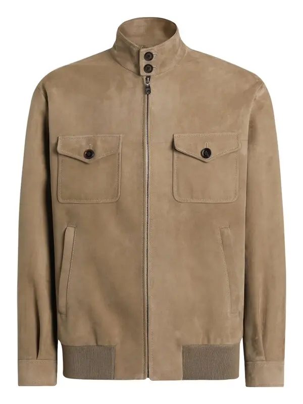 Dolce & Gabbana Suede Jacket - Beige