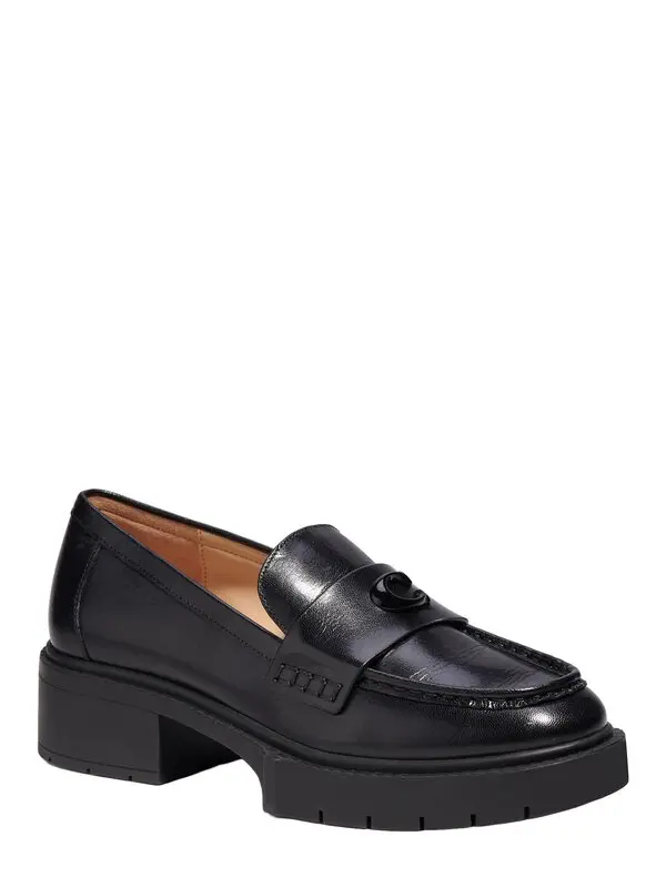 COACH Leah Loafer - Black