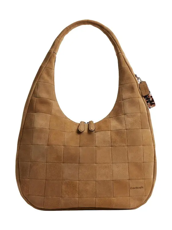 COACHTOPIA Alter/ego Large Crescent Shoulder Bag - Sand Suede