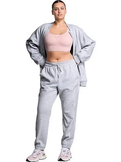 Victoria's Secret Vsx Movement Fleece Relaxed Jogger - Grey