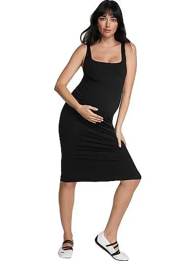 Victoria's Secret Vsx Activate™ Maternityflex Midi Dress - Black