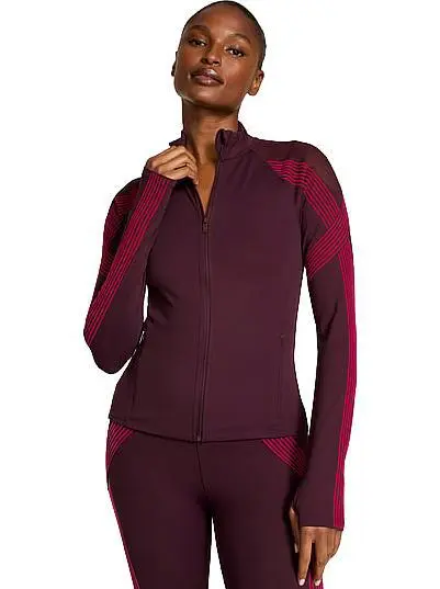 Victoria's Secret Vsx Elevateâ¢ Redefined Contours Full-zip Jacket - Purple