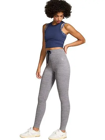 Pink Relay Fitted Jogger Leggings - Grey