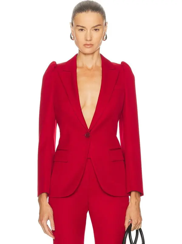 Alexander McQueen Tailored Jacket - Crimson