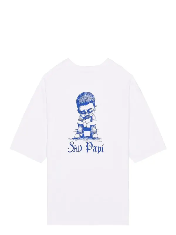 WILLY CHAVARRIA Precious Sad Papi Northsider Tee - White