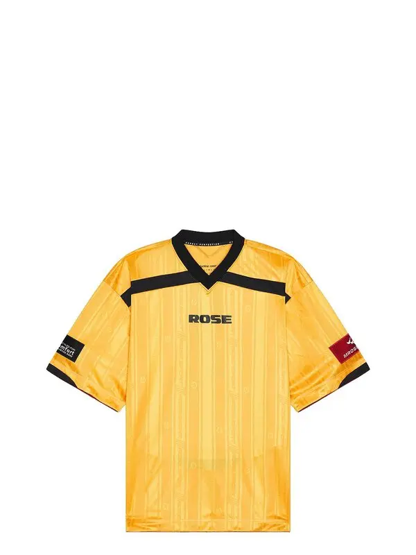 Martine Rose Printed Football Top - Yellow Gold