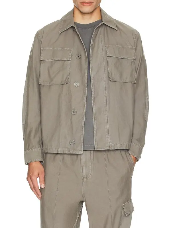 Helmut Lang Garment Dyed Utility Jacket - Stone