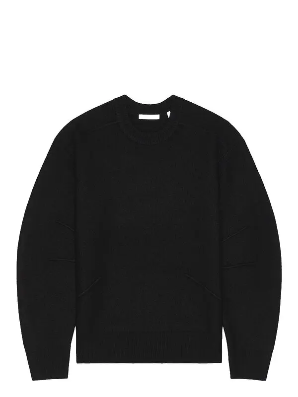 Helmut Lang Boiled Crew Sweater - Black