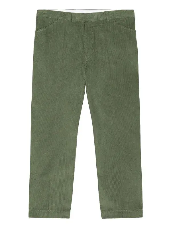 Thom Browne Sailor Pocket Tapered Cord Chino In Green - Light Green
