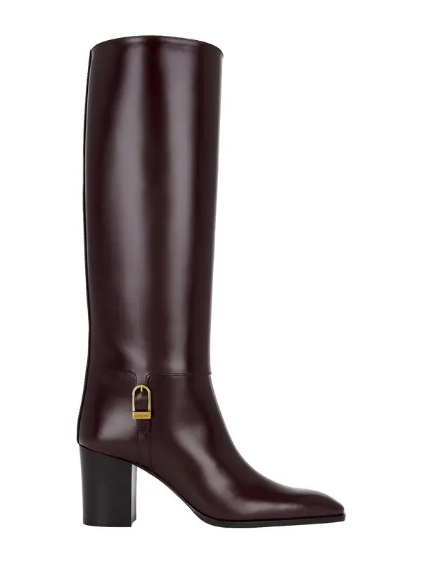 Saint Laurent Julia Boot - Deep Wine