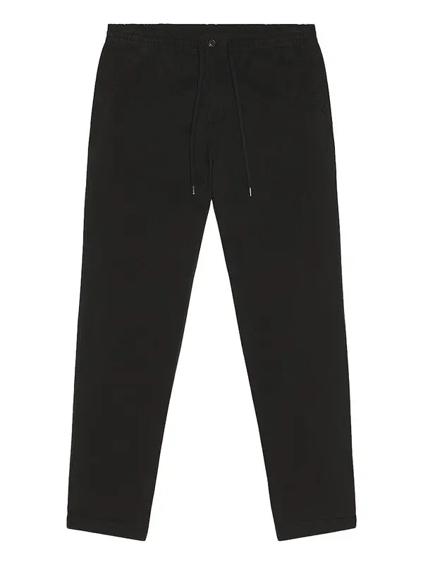 Ralph Lauren Garment Dyed Stretch Twill Prepster Pant - Black