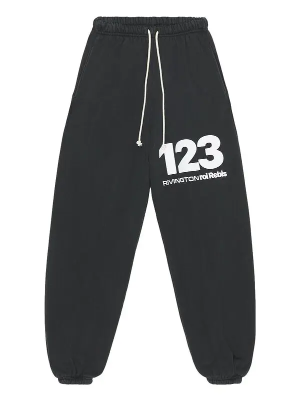 RRR123 Metanoia Uso Sweatpants In Black - Jet Black