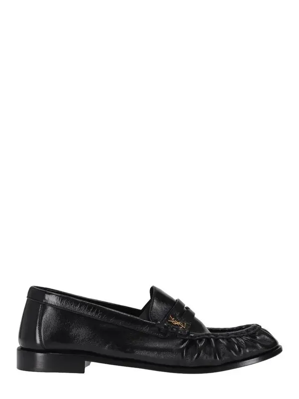 Saint Laurent Le Loafer 15 M Nap Sug/or An - Black