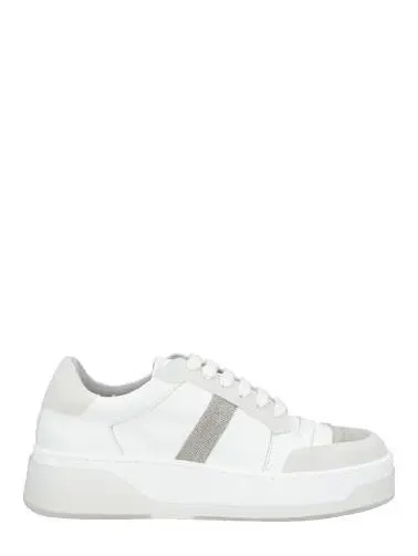 Fabiana Filippi Low-top Leather Sneakers - White
