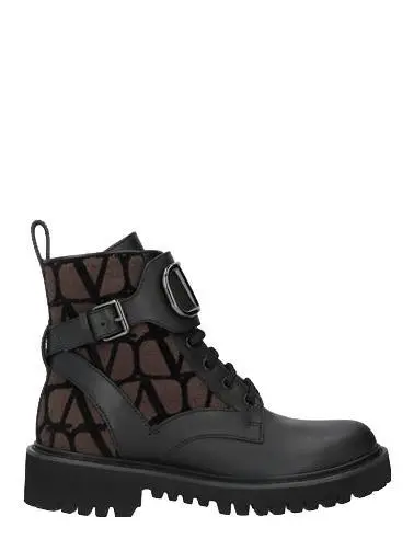 Valentino Garavani Ankle Combat Boots - Black