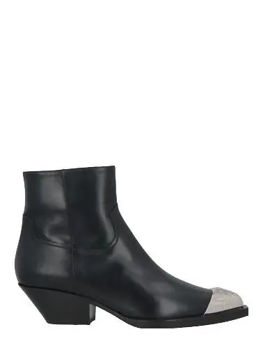 Givenchy Calfskin Cowboy Ankle Boots - Black