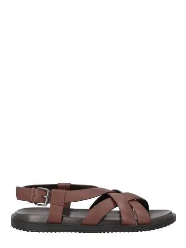 CERRUTI 1881 Ankle Strap Sandals - Brown