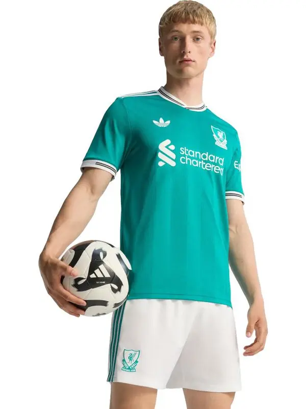 Adidas Liverpool Fc 25/26 Third Authentic Jersey - Sea Green