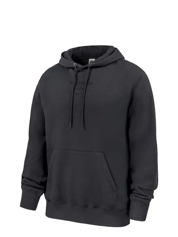 Nike Club Fleece Football Pullover Hoodie - Grey