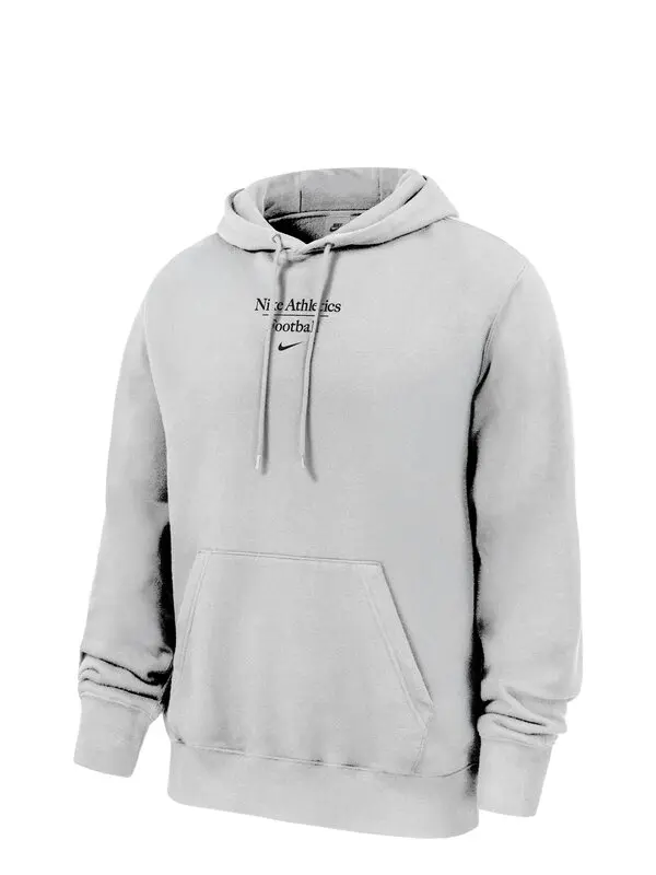 Nike Club Fleece Football Pullover Hoodie - White