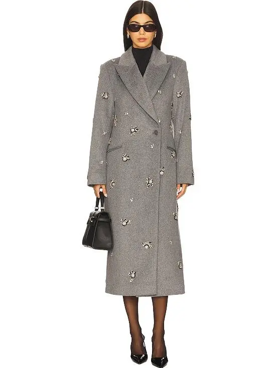 Simkhai Gianni Coat - Heather Grey