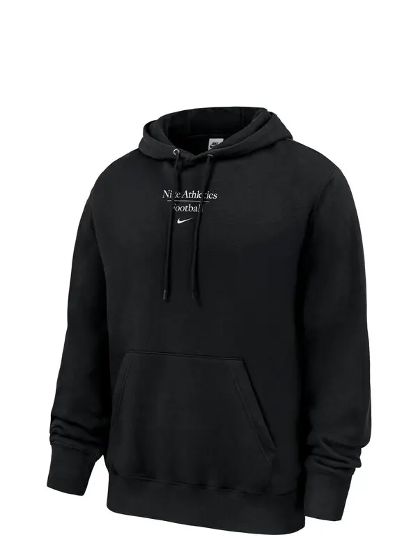 Nike Club Fleece Football Pullover Hoodie - Black
