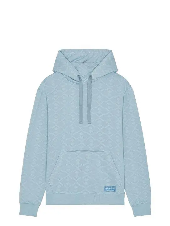 Scotch & Soda Jacquard Terry Hoodie - Faded Denim