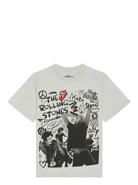 PHILCOS Rolling Stones Rock N Roll Tee - Grey