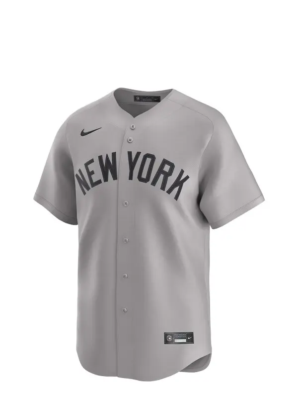 Nike Aaron Judge New York Yankees Dri-fit Mlb Limited Jersey - Grey
