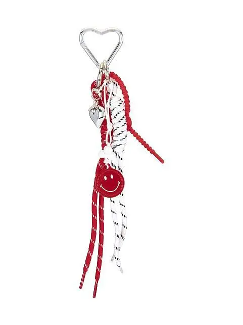 8 Other Reasons Lucky Strike Bag Charm - Red & White