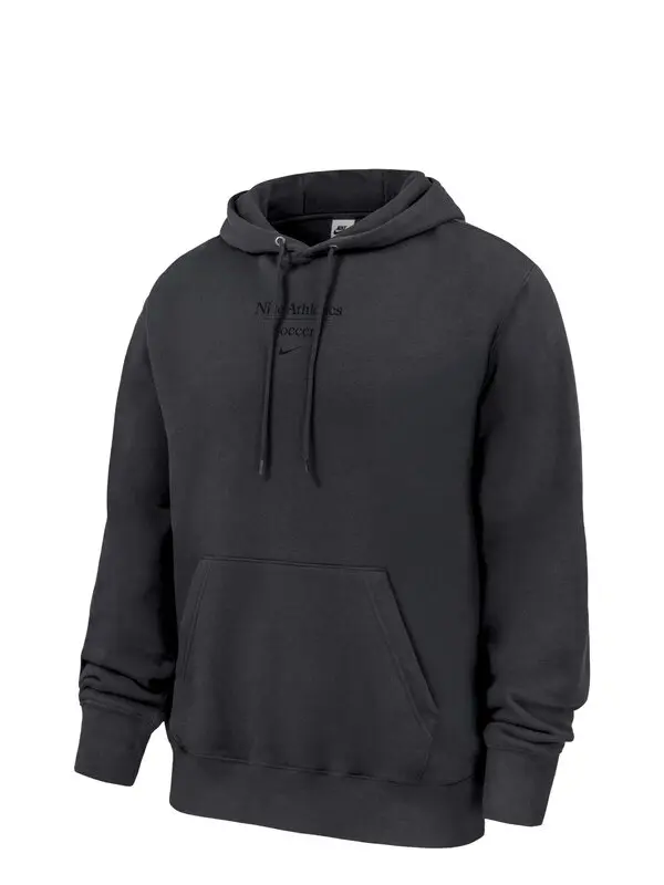 Nike Club Fleece Soccer Pullover Hoodie - Grey