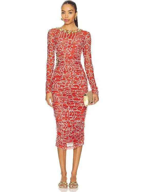 PAPA DON'T PREACH X Hot Mess Dress - Red