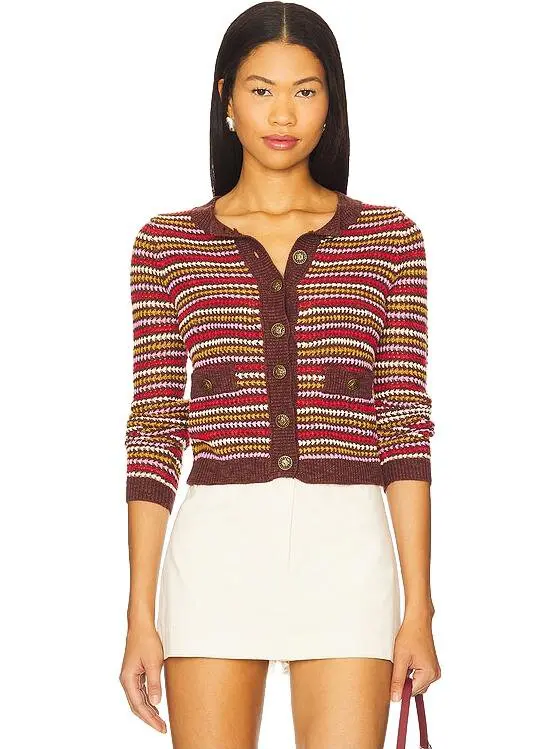 Heartloom Cait Cardigan - Merlot