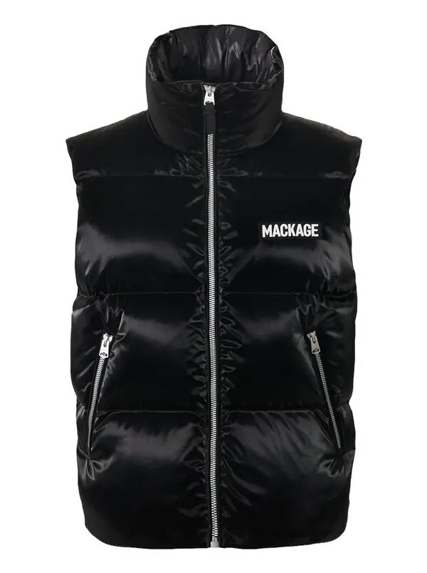 Mackage High-gloss Down Vest - Black