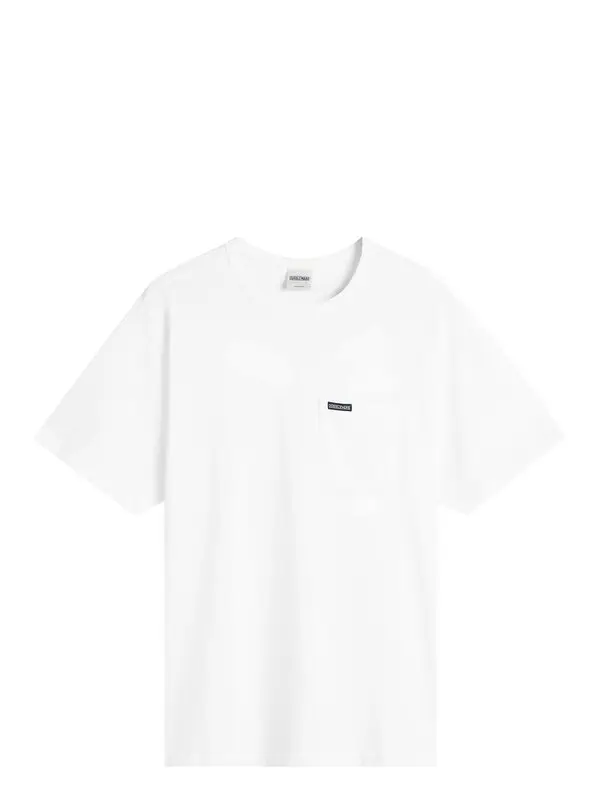 DUBBLEWARE Pocket Label T-shirt - White