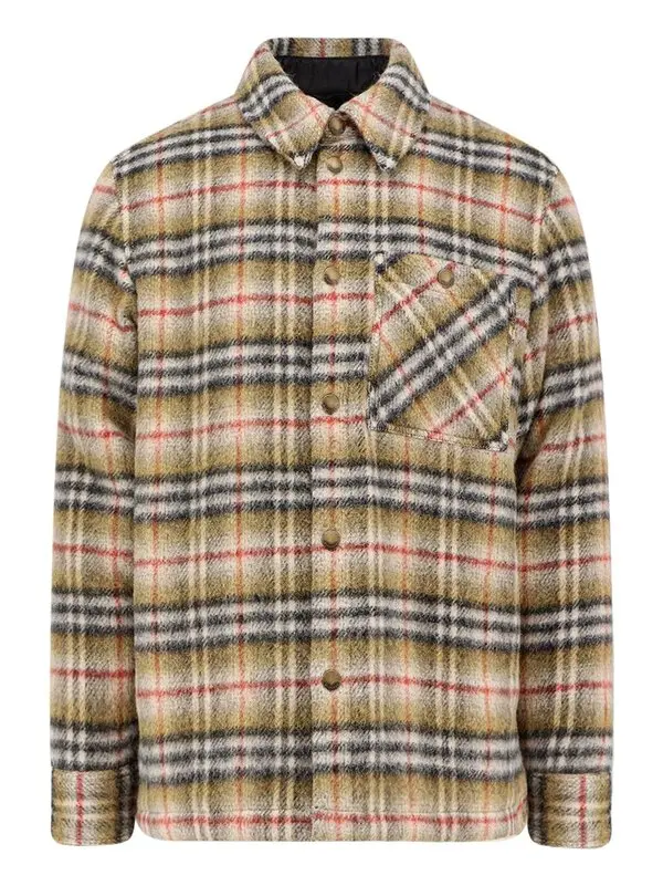 Burberry Madras Wool Jacket - Beige