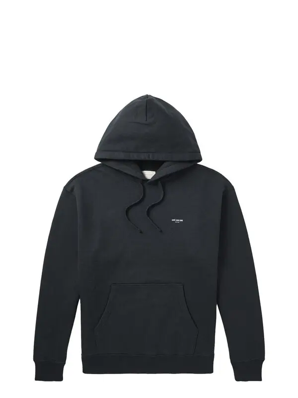 Aimé Leon Dore Logo-print Cotton-jersey Hoodie - Black