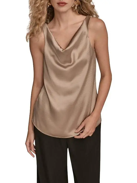 Donna Karan New York Cowl Neck Charmeuse Tank - Nolita