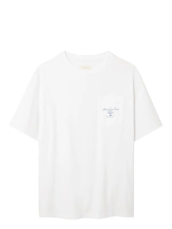 Aimé Leon Dore Clothier Printed Cotton-jersey T-shirt - White